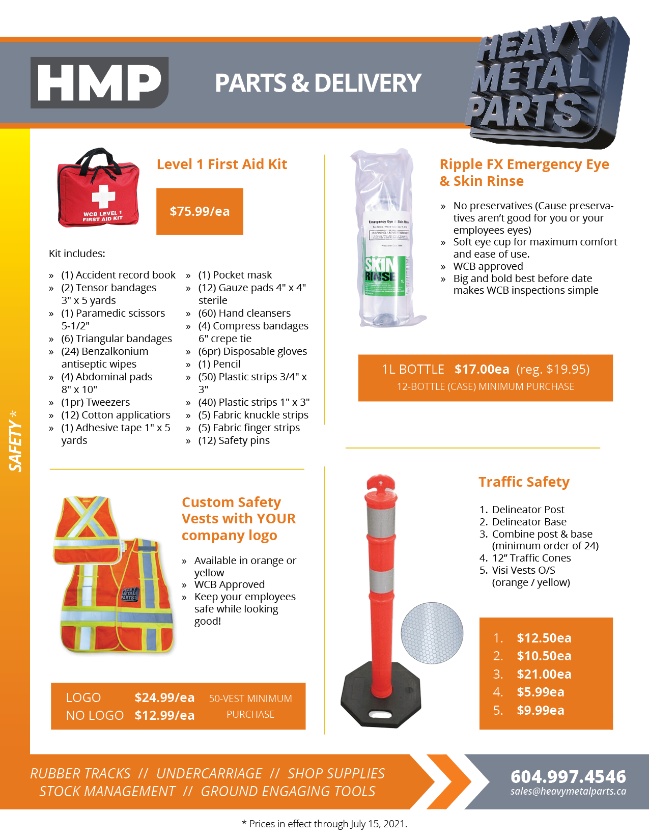 Current Promotions · Heavy Metal Parts